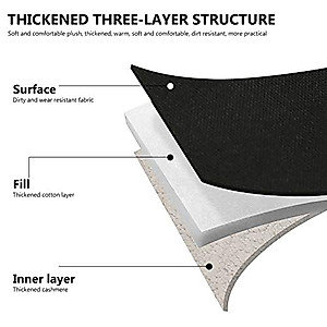 Kisangel Stroller Hand Winter Warmer Gloves Stroller Jogger Plush Warm Gloves Windproof Pram Handlebar Cover Mitten Bunting Bag for Buggy Pushchair Pram