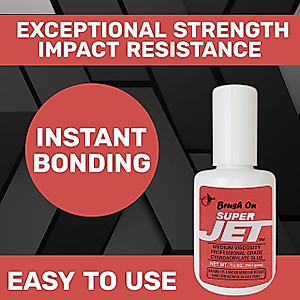 Jet Glue Brush-On Super Jet - Ideal for all Instant Bond Situations