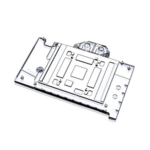 Copper GPU Water Cooling Block GPU Waterblock Graphics Card Water Cooling Block for Gigabyte Aorus GeForce RTX 4090 Master Gaming (5V ARGB RBW Aura Effect LED Lights GPU Block with Backplate)