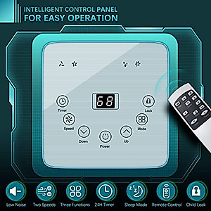 Portable Air Conditioners, Portable AC With Remote for Room (8000Btu, 8000Btu)