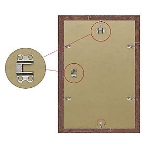 YMOND Picture Frame Rustic Frame Set for Wall Decor Gallery Collection Poster Frame 16x20 Brown 2pack