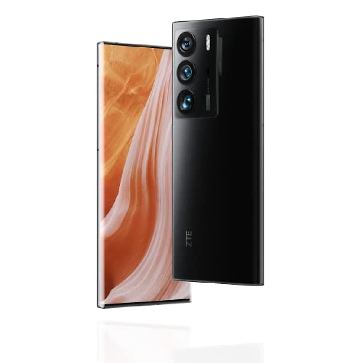 ZTE Axon 40 Ultra 5G Cellphone - Unlocked Smartphone with UDC Tech, 120Hz 6.8" AMOLED Display, 64MP Triple Camera & 5000mAh Battery, Android Phone with Snapdragon 8 Gen 1, US Version, Black,12+256GB