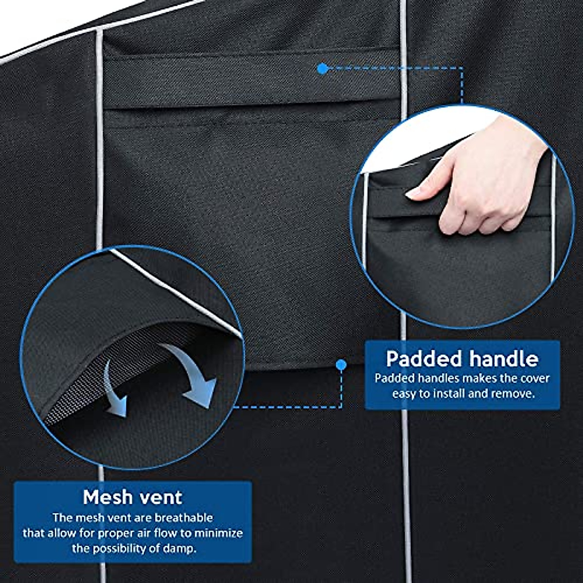 FORSPARK Outdoor Furniture Chair Covers Waterproof，Lawn Patio Furniture Covers Fits up to 38 x 31 x 29 inches (W x D x H) 2 Pack