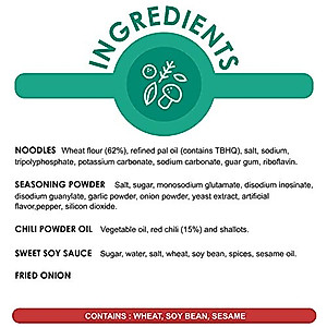 Indomie Mi Goreng Instant Stir Fry Noodles, Halal Certified, Hot & Spicy / Pedas Flavor 2.82 Ounce (Pack of 30)