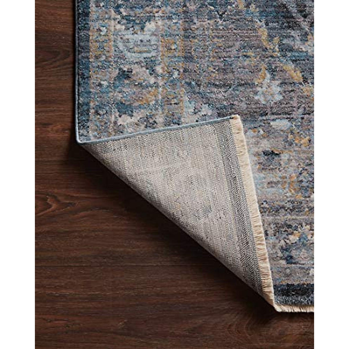 Loloi II Samra SAM-01 Denim Transitional Area Rug 9'-6" x 13'-1"