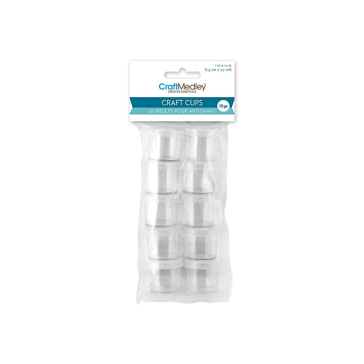 Craft Medley PB801 Craft Storage Containers with Lids, 10mL