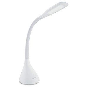OttLite Creative Curves LED Desk Lamp with Adjustable Neck - Dimmable with 4 Brightness Settings & Energy Efficient Natural Daylight LEDs for Home Office, Computer Desk, & Dorms