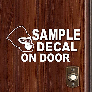 DAY SLEEPER DO NOT DISTURB #1 - PICK COLOR & SIZE - Front Door Window Decal Sticker A