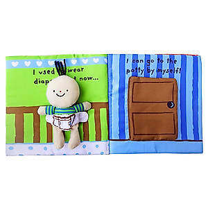 Xiaoyu Soft Books for Newborn Babies, Soft Activity Baby Book, Educational Toy for Boy & Girl, Touch and Feel Activity, Bedtime Story, Potty