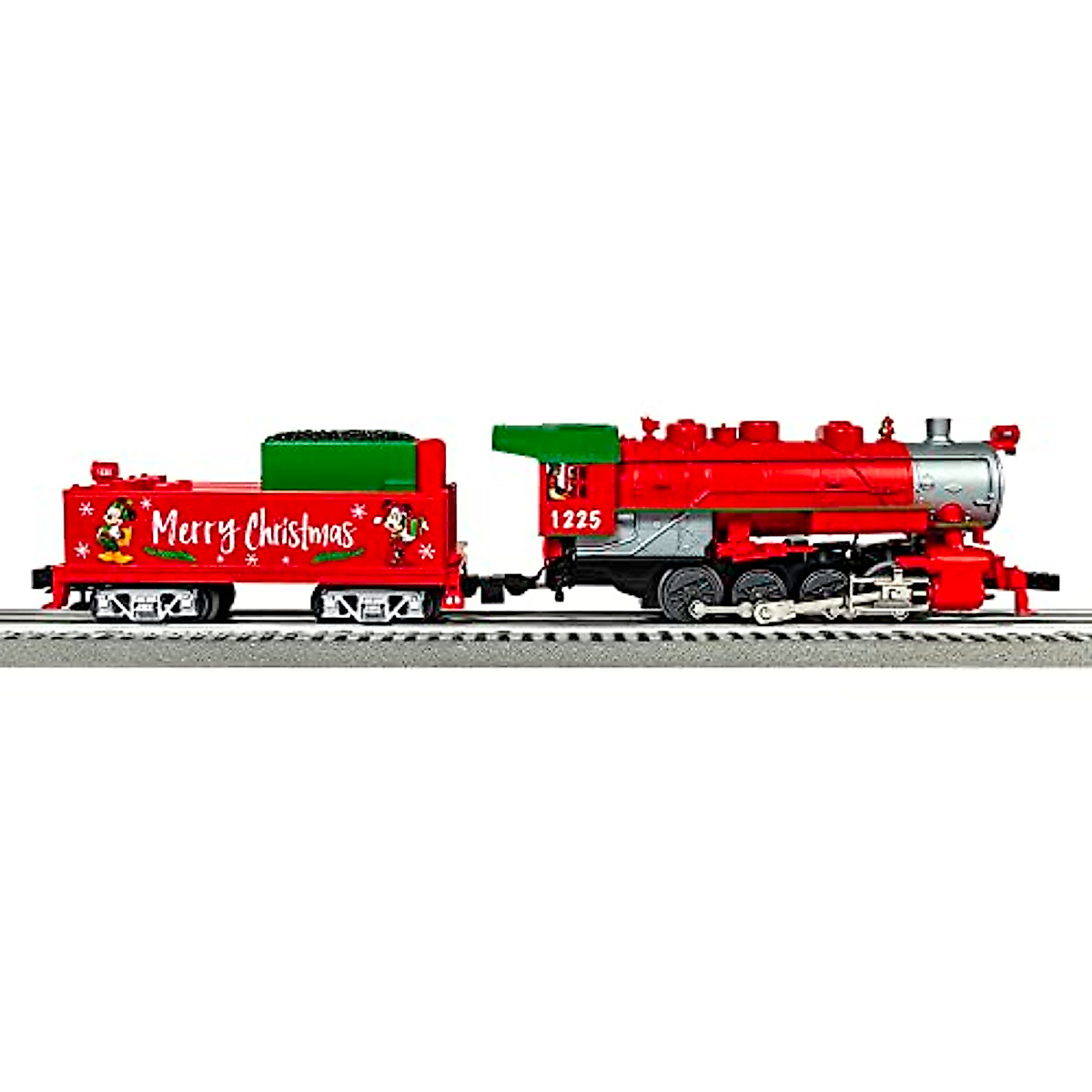 Lionel Disney Christmas LionChief 0-8-0 Set with Bluetooth Capability, Electric O Gauge Model Train Set with Remote 0.5 Liters