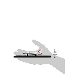 Hot Wings F-16 Thunderbird with Connectible Runway,Red/White/Blue