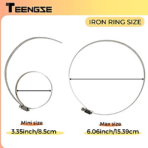 TEENGSE Heat Powered 8 Blade Wood Stove Fan, Flue Pipe Hanging Fireplace Fan for Home Wood Burning Stove Silent Indoor Stove Accessory Heat Distribution-Black with Magnetic Thermometer