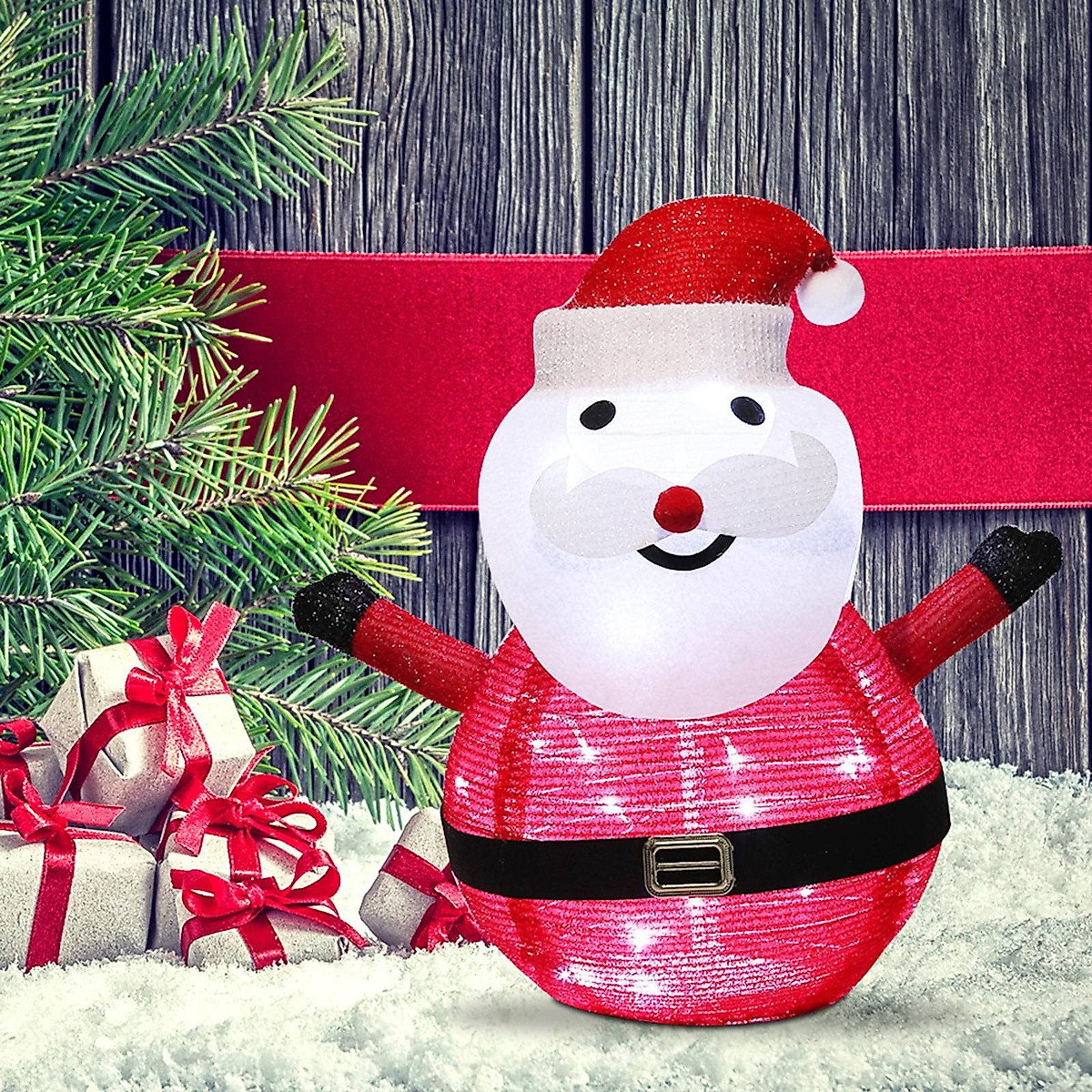 NC Outdoor Garden Decoration Christmas Snowman LED Lights Home Christmas Decorations Garden Landscape Lawn Lights