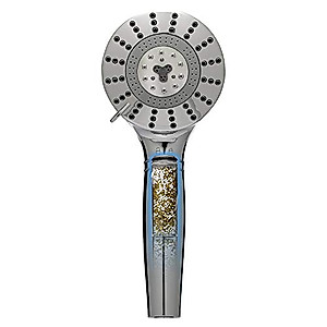 Sprite Showers Pure 7-Setting Filtered 1.75GPM Shower Handle in Brushed Nickel