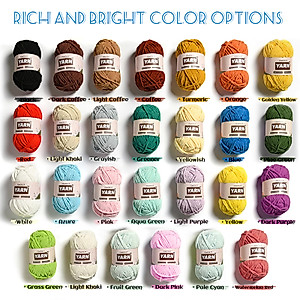 3 Packs Plush Chenille Chunky Crochet Yarn - Baby Yarn for Crocheting Soft - Velvet Yarns Knitting for Blankets Crafts - Fluffy Amigurumi Yarns 150g / 196.8yds (3 White)