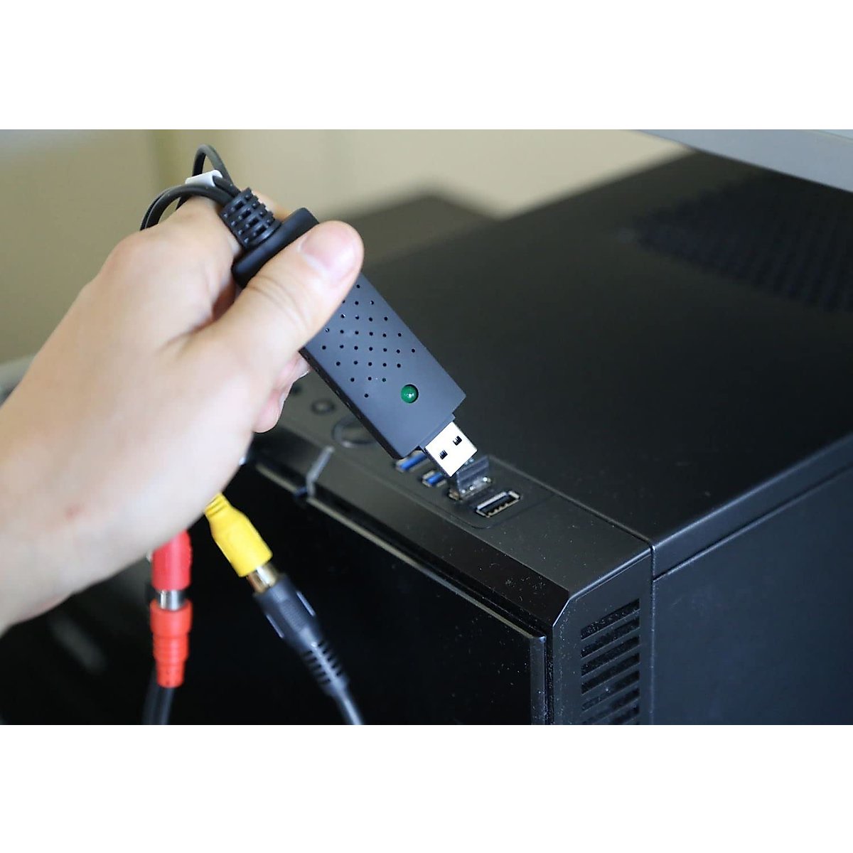 Tech Collector 8mm, Digital8, and Hi8 Transfer Bundle for Digitizing 8mm Tapes and Converting 8mm to DVD, Includes Camcorder and USB Adapter