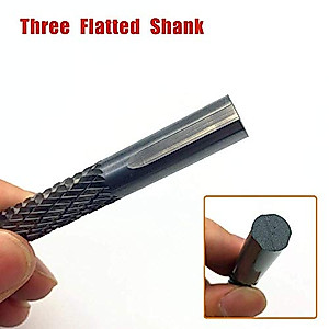 WYZBEN 4.5/8/10/12mm Carbon Steel Drill Reamer Tire Repair Cutting Drill Bit - 4.5mm (1 PCS)
