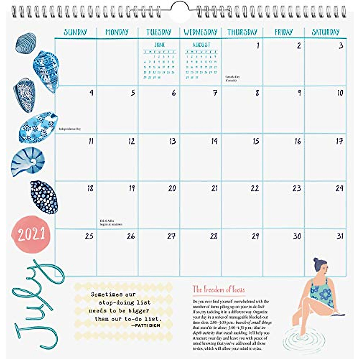 My Perfectly Imperfect Life Wall Calendar 2021: A Year of Letting Go