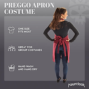 Preggo Apron - Funny Maternity Halloween Food Womens Costume - Tomato Sauce Jar
