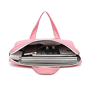 SHWN Pattern 15 "Waterproof Laptop Shoulder Messenger Bag with 14" -15.6 "Bounce Bubble protection (pink)