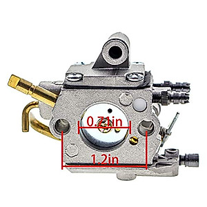 AUTOKAY 1137-120-0650 Carburetor Fits for Stihl MS192 MS192T MS192TC Chainsaw Carb Replace Zama C1Q-S258 with Fuel Line Filter Spark Plug Tune-up Kits