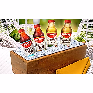 Luzianne Green Tea with Honey, 18.5 Fl Oz Bottle (Pack of 12)