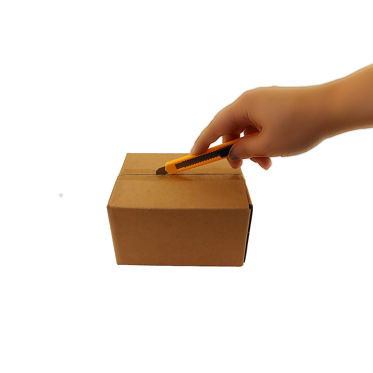 10 Safety Box Cutter Utility Knife Retractable Snap off Razor Blade PINK YELLOW