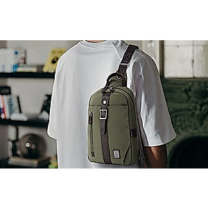 TAK crossbody bag for Men Women Small Sling Bag,Waterproof Crossbody Backpack ,Lightweight Shoulder Bag Hiking Travel Daypack