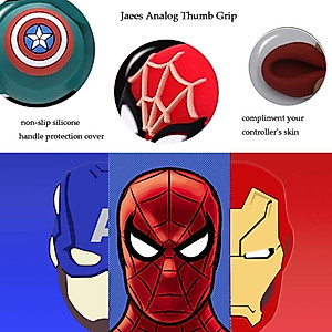 14Pcs Analog Thumb Grip Stick Cover, Wireless Controllers Game Remote Joystick Cap, Non-Slip Silicone Handle Protection Cover for PS5/PS4/Xbox one/360/N Switch PRO