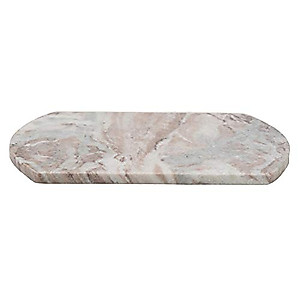 Creative Co-Op Marble Cheese, Buff Color Cutting Board, 12" x 8"