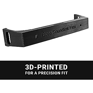 Spartan Mounts Bluetooth Speaker Wall Mount - for Bose Soundlink Flex Bluetooth Speaker, Low Profile, Home, Office, Garage, Dorm, Patio, Auto, RV, Boat, Mount Anywhere Design