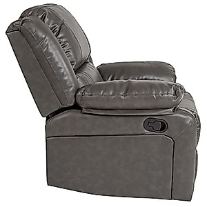 Flash Furniture Harmony Series Gray LeatherSoft Recliner
