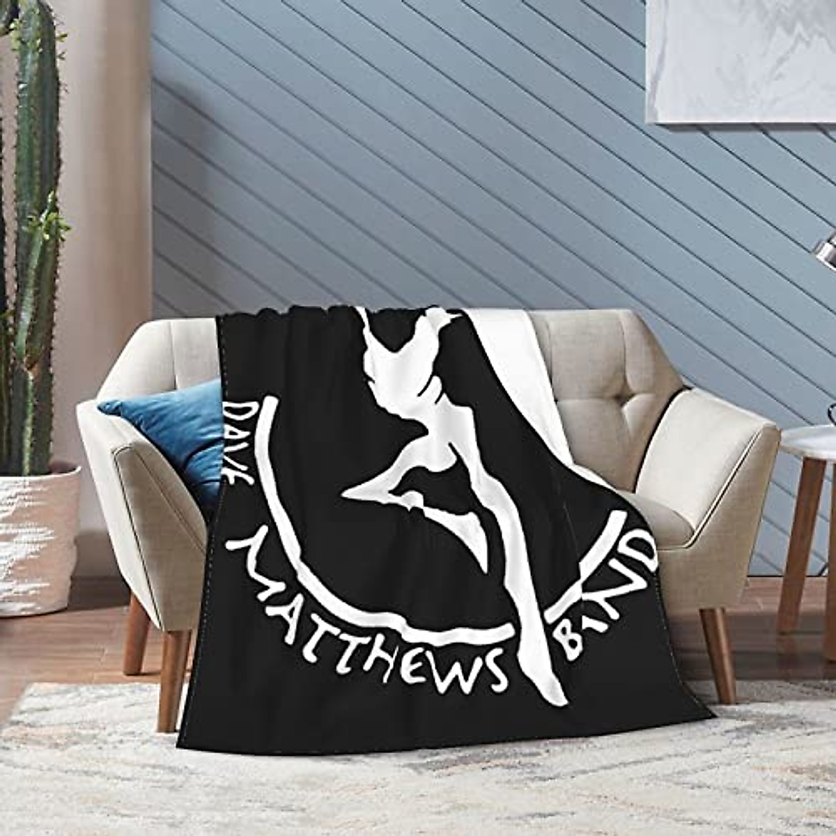 American Dave Rock Matthews Band Blanket Throw, Ultra-Soft Fleece Flannel Blanket Lightweight Throw Blankets for Couch Sofa Living Room for Kids Adults 60"X50"