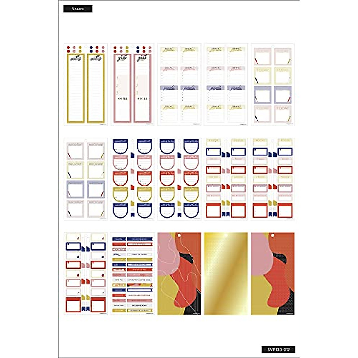 The Happy Planner Sticker Value Pack - Planner & School Accessories - Fresh Start Teacher Theme - Multi-Color - Great for Planning & Assignments - 30 Sheets, 1109 Stickers