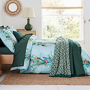 Ted Baker Tropical Elevations 100% Cotton Sateen, 3 Piece Duvet Cover Set, King, Multi, 2D0311D4MU