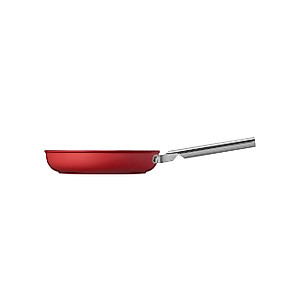 SMEG 8PC Non Stick Cookware Set, Red 9.5" Frypan, 11" Frypan, 3.5 QT Saucepan with Lid, 5 QT Casserole pan with Lid 4 QT Deep Pan with Lid