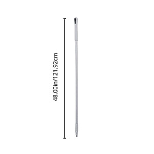 SPARTA 41225EC23 Fiberglass Broom Handle, Mop Handle, Replacement Handle With Acme Threaded Tip For Commercial Cleaning, 48 Inches, Gray