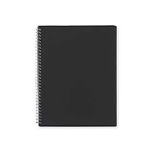 Blue Sky Smart Notes Professional Notebook, Wire-O Binding, 8.5" x 11", Black (14713)