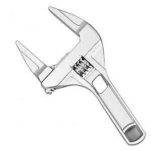 Sehfupoye Adjustable Wrench Large Opening Bathroom Spanner Wrenches Wide Jaw 6-68mm Aluminum Alloy Spanner Wrenches Shank Plumber