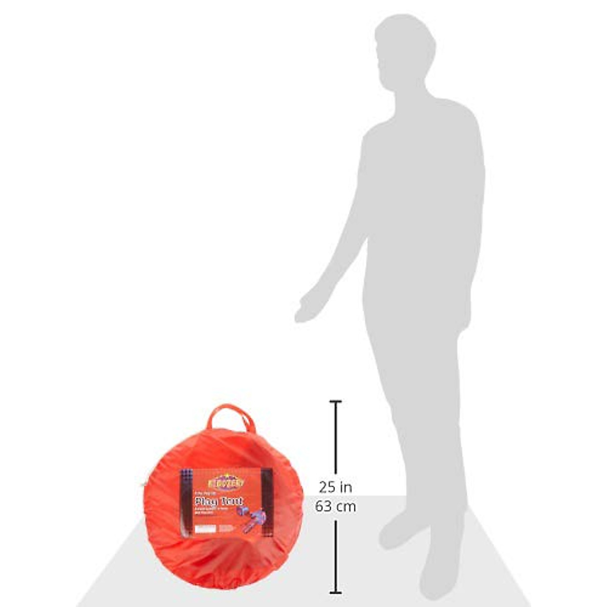 Kiddzery 4pc Kids Play tent Pop Up Ball Pit - 2 Tents + 2 Crawl Tunnels - Children Tent for Boys & Girls, Kids Toddlers & Baby, Large Playhouse For Indoor & Outdoor With Carrying Case, Great Gift Idea