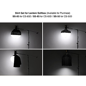 GODOX CS-50D Lantern Softbox 50cm/20inch Omni-Directional Light Modifier Bowens Mount for Godox SL60W SL150 II, UL150, VL150 Light for Video Recording, Live Streaming, and Film Making