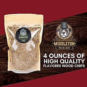 SmokeTop 4oz Bag - Cherry Cocktail Smoker Chips for Old Fashioned Cocktails, Whiskey, & Bourbon - by Middleton Mixology Made in The USA (800 uses)