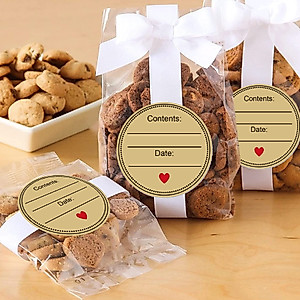 Canning Jar Stickers 2'' Kraft Round Shape Spice Labels for Jar Lids - Natural Brown Kraft Stickers for Canning Labels 500 Pcs Mason Jar Labels for Jar,Bottle Seal,Store Owners,Crafts, Oganizing,Gift