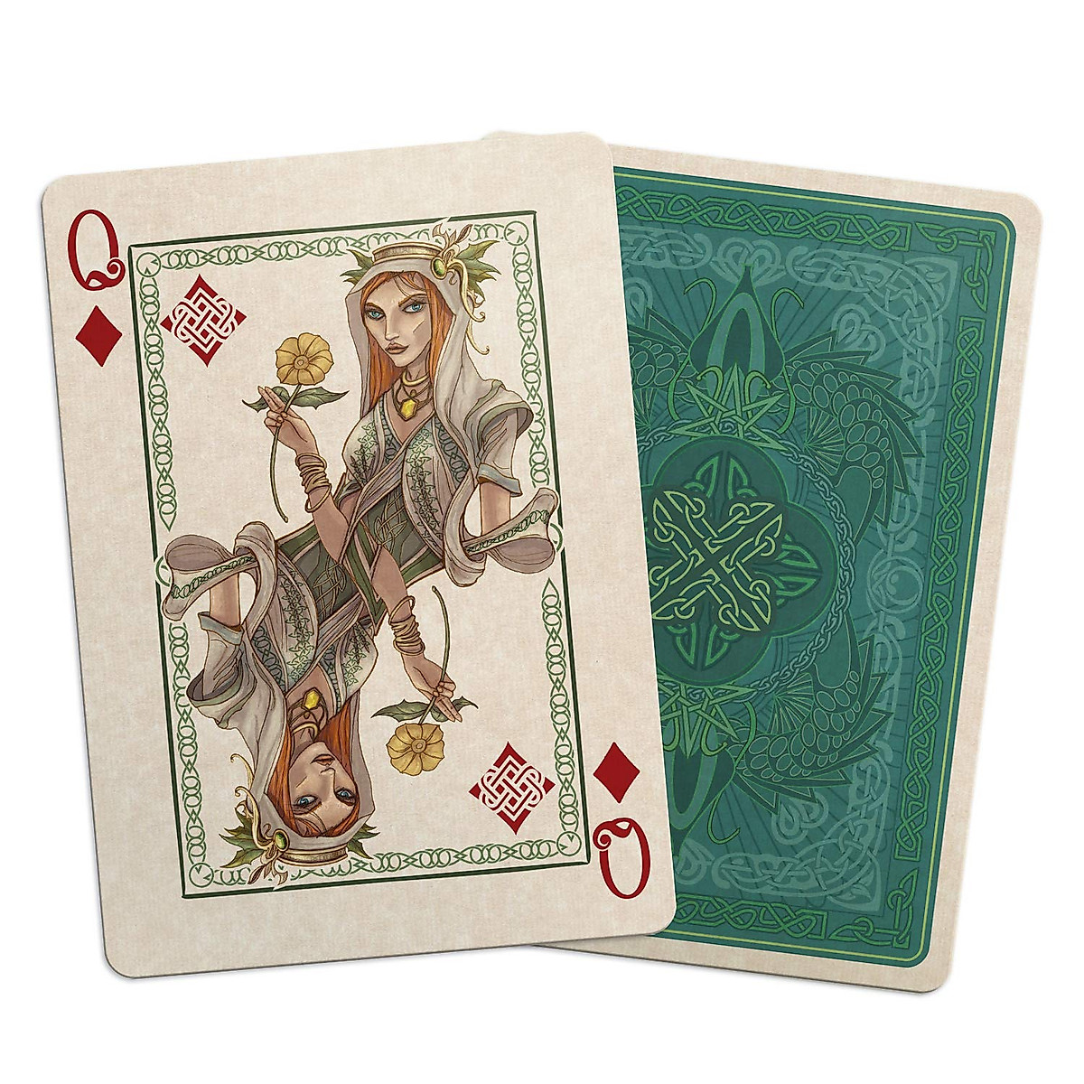 Bicycle Creatures of The FAE Playing Cards Gent Supply, Green