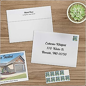 Quality Park 4 x 6 Photo Envelopes, Self-Sealing, for Photos, Invitations and Announcements, 24 lb White Wove, 4-1/2 x 6-1/4 Inches, 50 per Box (QUA10742)