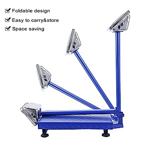 TUFFIOM 661lbs Electronic Digital Platform Scale,Heavy Duty Blue Folding Floor Scales,High-Definition LCD Display,Perfect for Mailing Luggage Shipping Package Price
