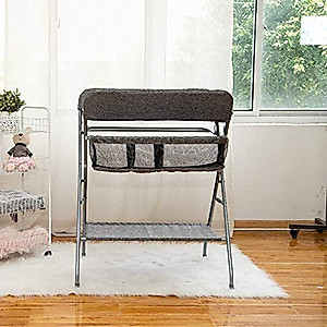 FIZZEEY Baby Diaper Changing Table - Foldable Portable Folding Changing Table Station w/Storage Organizer