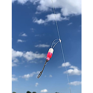 6 Pack 'Coquina Shells' Pompano Surf Fishing Rigs (25# Mono)