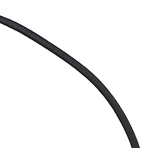 Mxfans Elastic Bands Black for Microphone Shock Mount 52CM Perimeter Pack of 5