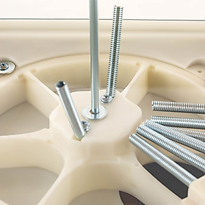 Yellow Vending Machine with Lock, Candy Gumball Machine, Large exit with Baffle, Suitable for 1.77-1.97 inches of Capsule, for Retail Stores, Game Stores, Park